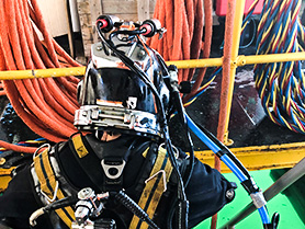 HV subsea cable installation in HMNB Portsmouth :: MMC Diving Services